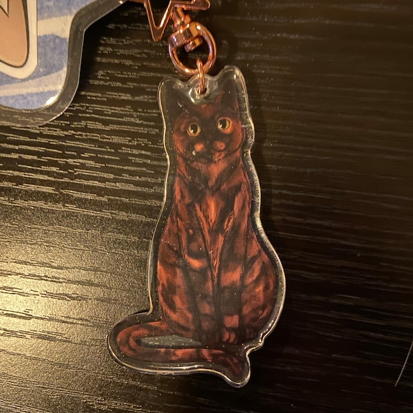 Demon Kitty Cat Resin Pink Glitter Chained Hanging Sign - Etsy