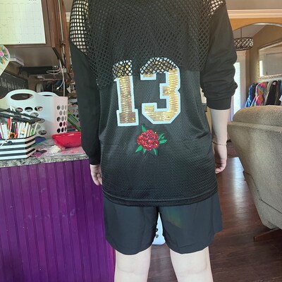 8in Sequin Iron-on Numbers W/ or W/o Bordering - Etsy