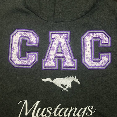 UNIVERSITY COLLEGIATE MONOGRAM Double Applique' Embroidery Font Design ...