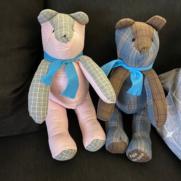 Memory Bear With Voice Recorded, Memory Bear, Keepsake, Stuffed Animal ...