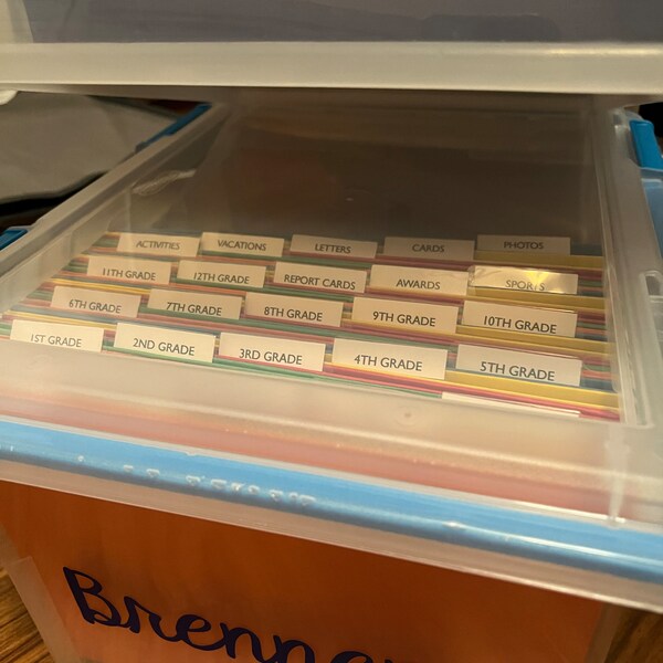 File Tabs for Home Documents | Home Files, File Organization, Paper ...