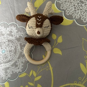 Newborn Baby Rattles Deer Animal Rattles for Baby - Etsy