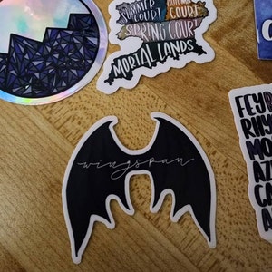 ACOTAR Sticker SJM ACOTAR Book Stack Sticker - Etsy