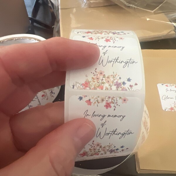 Custom Printed Logo Label Stickers on Roll for Your Product Packaging ...