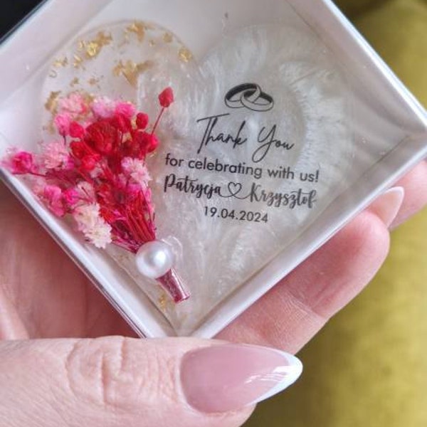 Resin Magnet Wedding Favors, Wedding Favors for Guests in Bulk, Epoxy ...
