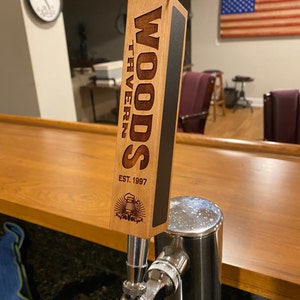 Custom Beer Tap Handle-laser Engraved With Chalkboard Tap House Edition ...