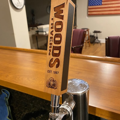 Custom Beer Tap Handle-laser Engraved With Chalkboard Tap - Etsy