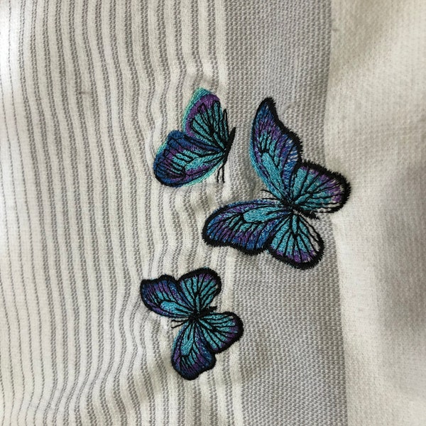 Realistic Small Butterflies 4 Types Machine Embroidery Designs in ...
