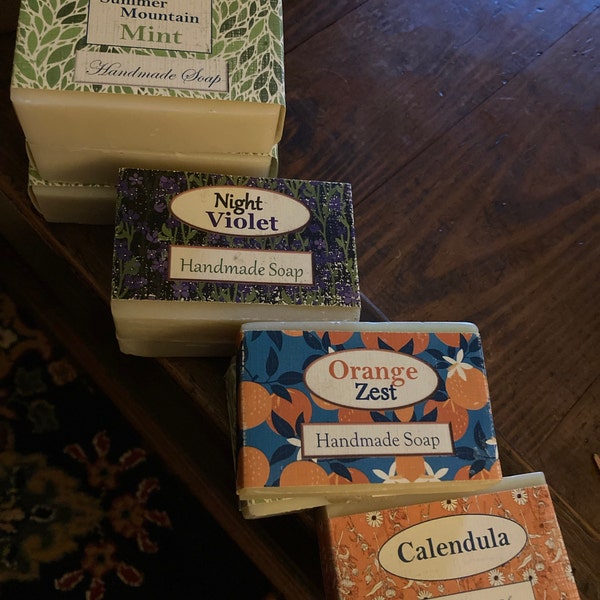 Lavender All Natural Rustic Tuscan Handmade Soap - Etsy