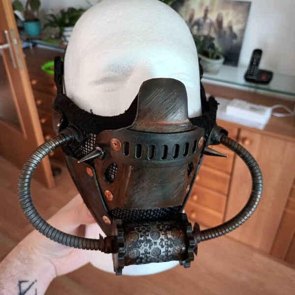 Raider Mask, "wastewarrior" Dystopian Airsoft Mask, Post-apocalyptic ...