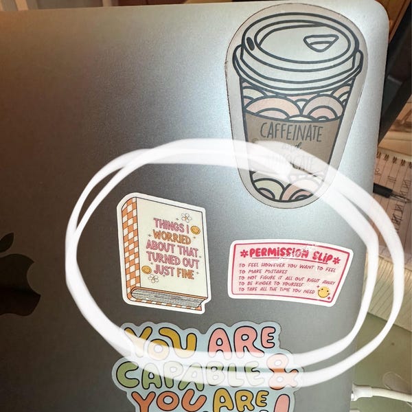 I’m Literally Just A Girl Waterproof Sticker, Cake Gifts, Trendy ...