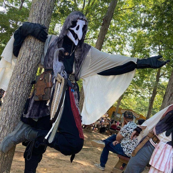 Raven Bird Skull Corvus Bone Skull Mask - Movable Moving Hinge Jaw- 3D ...