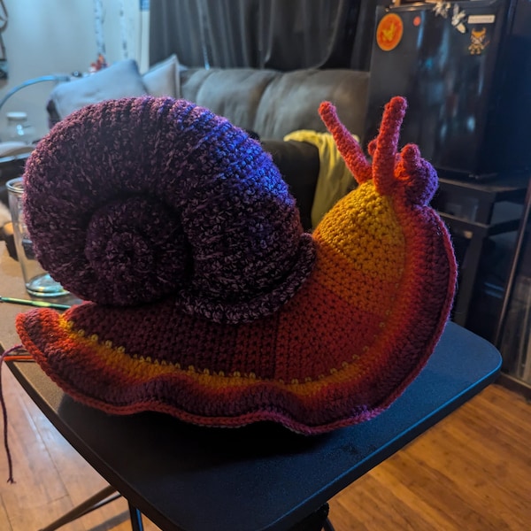 Add-on Round Snail Shell for Giant and Medium Snails Crochet Pattern by ...