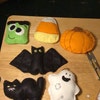 PATTERN Halloween Felt Ornaments, Pumpkin, Bat, Candy Corn, Monster ...