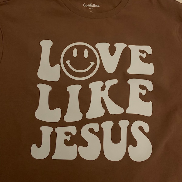 Love Like Jesus SVG: Christian Shirt Design (digital Download) - Etsy
