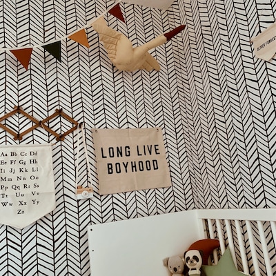 Good Things Grow Here Canvas Banner Personalized Banner - Etsy