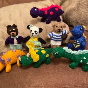 Bear Family Knitting Pattern PDF - Etsy