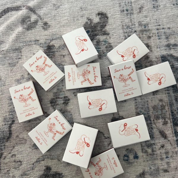 Custom Matchboxes / Custom Matchbook Art / Party Favors / Custom ...
