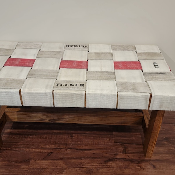 Fire Hose Bench - Firefighter - Thin Red Line - Birthday Gift Fireman ...