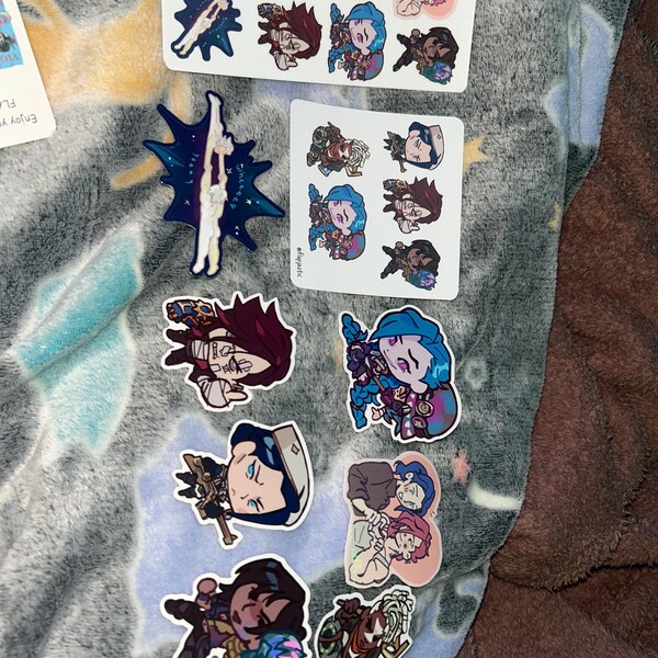 Arcane Season 2 Vinyl Stickers - Etsy