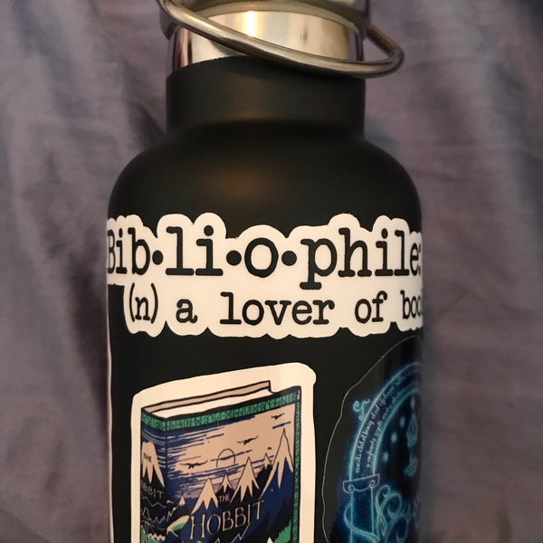 Bibliophile Sticker A Lover of Books Vinyl Sticker Book Lover Gift ...