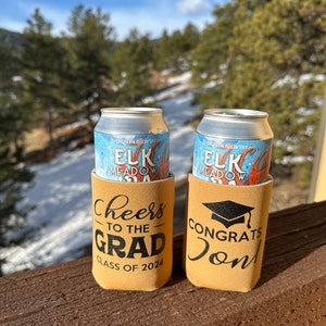 Graduation Party Favors, Graduation Can Cooler, Grad Gifts, College ...
