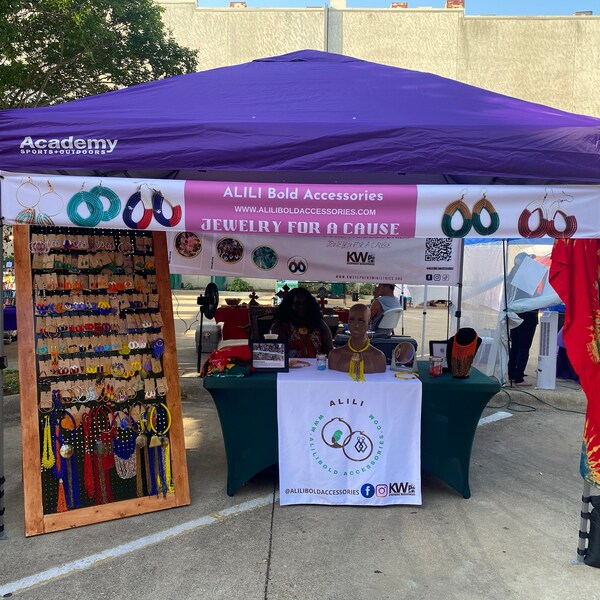 Two Canopy Banners Combo of 1 X 9 Ft and 2x9 Ft With All Necessary ...