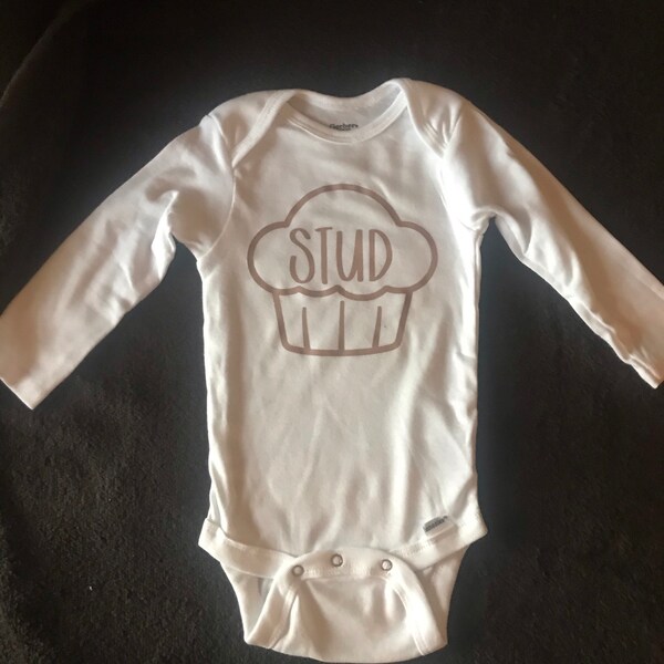 Stud Muffin SVG - Baby Svg - Newborn Svg - Baby Boy Svg - Svg, Dxf, Png ...