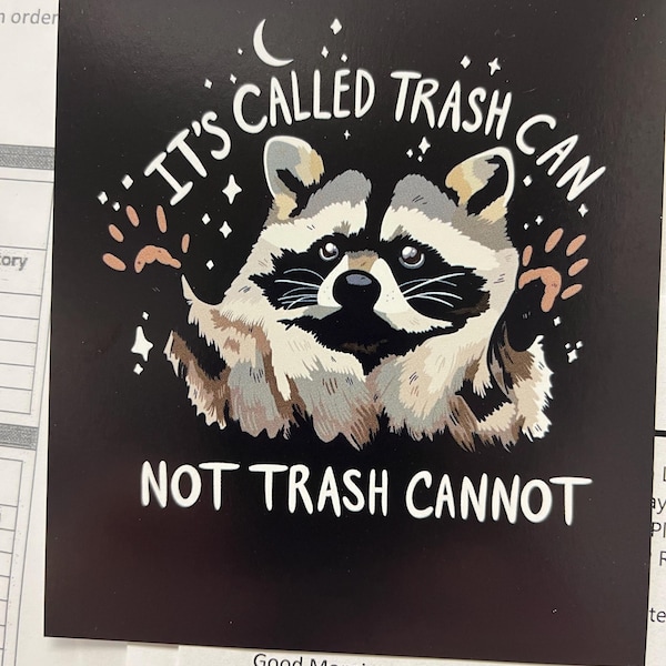 Raccoon Art Print Trash Panda Postcard Art Funny Quirky Gift ...