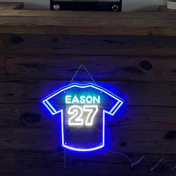 Custom Basketball Jersey Neon Sign,basketball Room Decor, LED Lights ...