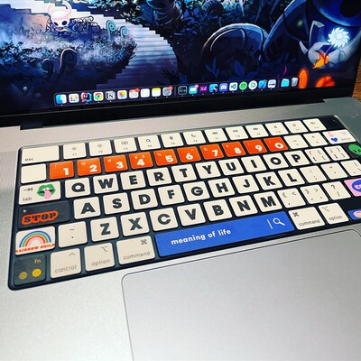 Sticker MacBook Keyboard Stickers Keyboard Key's Individual Stickers ...