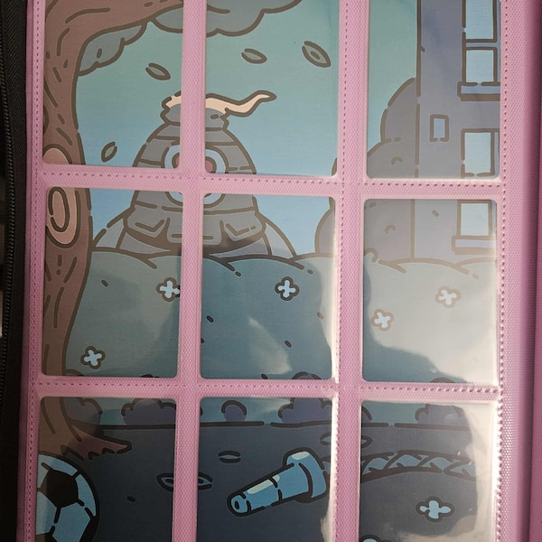 Full Art Binder Page – Custom Extended Artwork Card Display | 9, 12, or ...