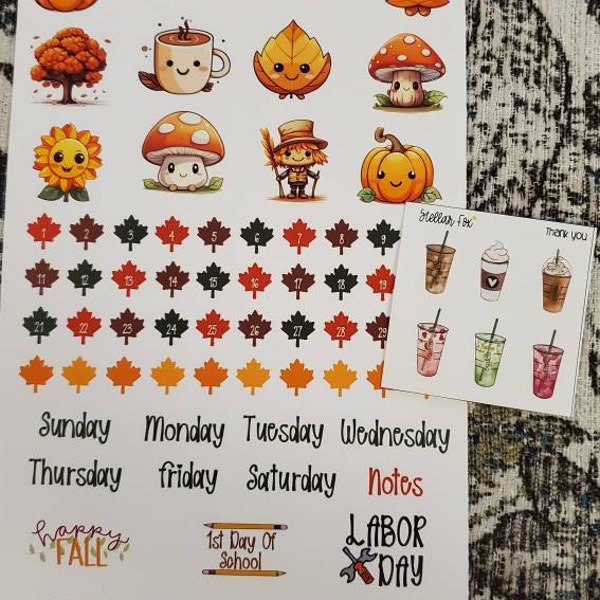 Summer Weekly Planner Sticker Kit , Vertical Sticker Kit , Planner ...