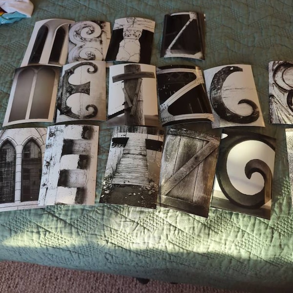 Letter Art Alphabet Photos for DIY Personalized Gifts. Create Custom ...