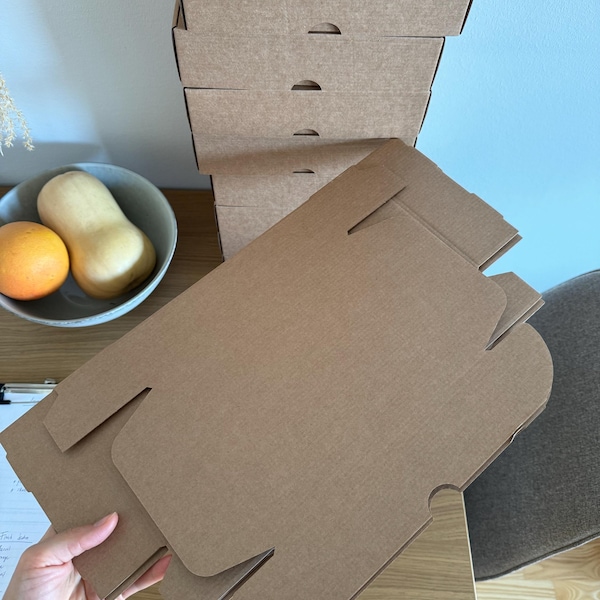 Shipping Boxes With Lid, Made From Cardboard, Durable and Easy to Fold ...