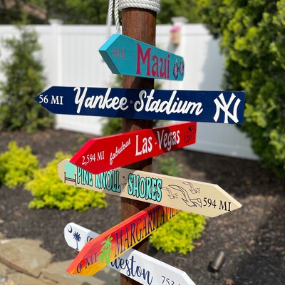 Custom Directional/ Mileage Signs, Custom Destination Signs, Outdoor ...