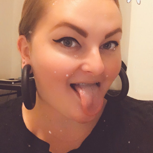 Large Hoop Plugs // Gauges // Customizable 2-2.5" Inch Hoops // Pick ...