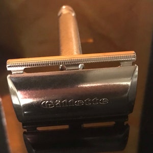 1984 Gillette Super Adjustable PD 109 Vintage Safety Razor Date Code E1 ...
