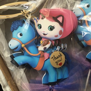 1 Disney Junior Sheriff Callie Themed Cake Topper or Centerpiece Pick ...