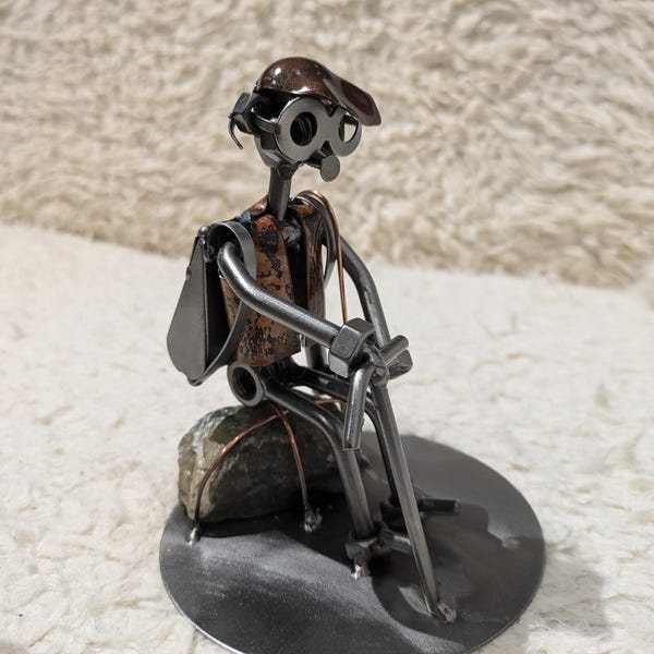 Nuts and Bolts Sculpture metal Detector Handmade Ornament Figurine - Etsy