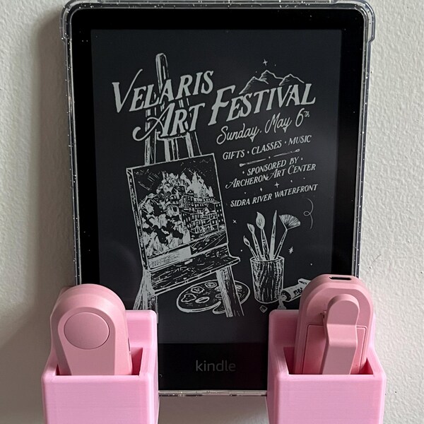 Kindle Wall Holder - Etsy