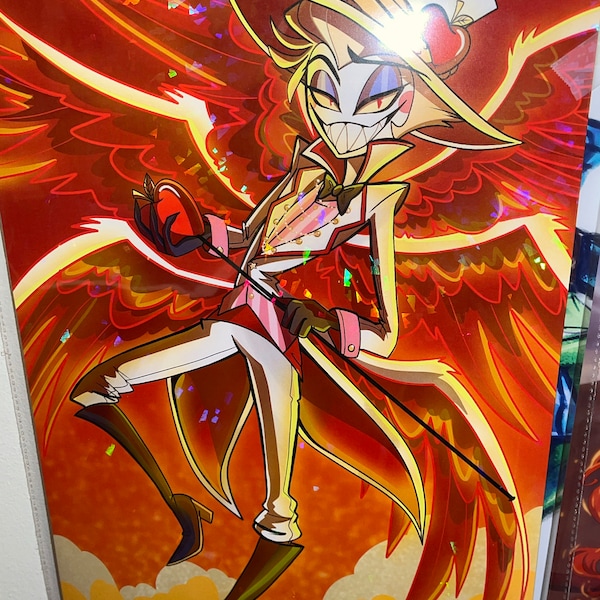Lucifer Morningstar - Hazbin Hotel Art Print - Etsy Canada