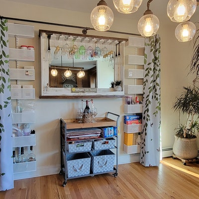 Industrial Pipe Window Curtain Rod, Rustic Gun Metal Gray Modern ...