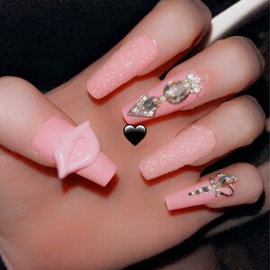 10 Pieces Vintage Hearts 3D Nail Charms - Etsy