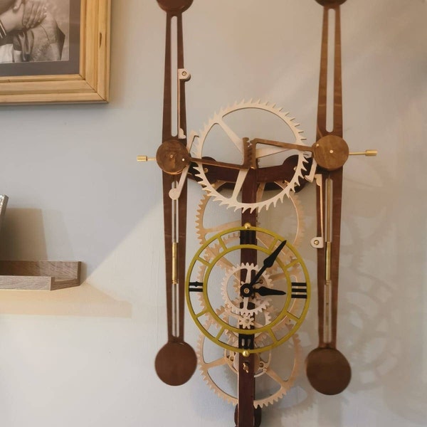 SEXTUS Wooden Clock Kit - Etsy