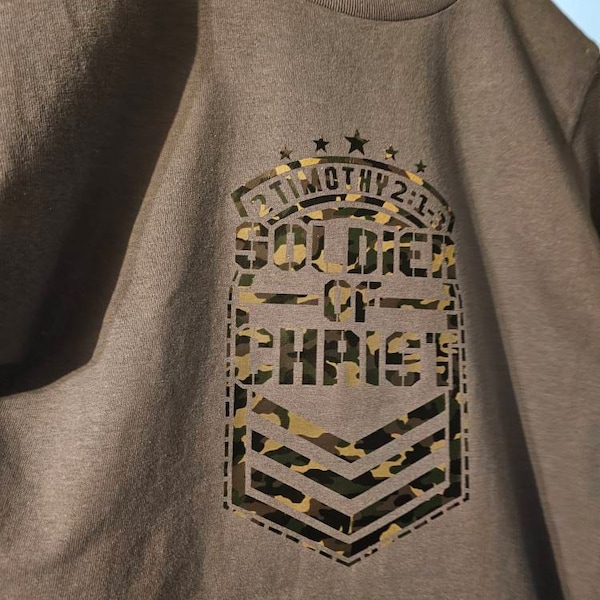 Soldier of Christ Svg, 2 Timothy 2:1-3 Svg, Christian Shirt Svg ...