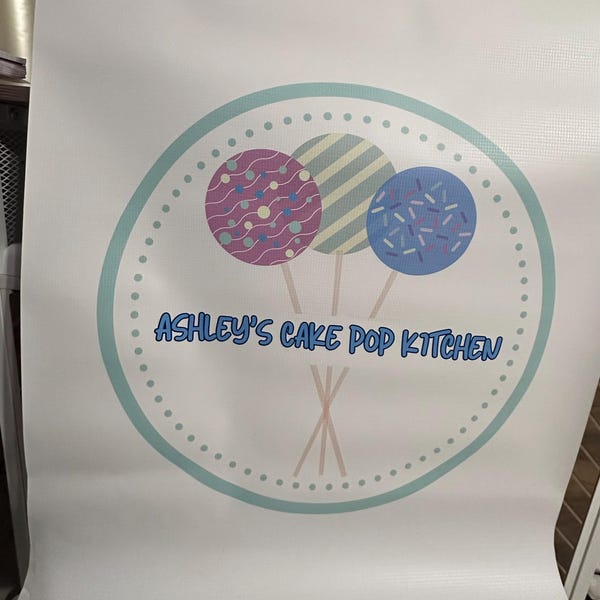 Custom Vinyl Table Runner| Easily Wipeable Vinyl Perfect for Outdoor ...