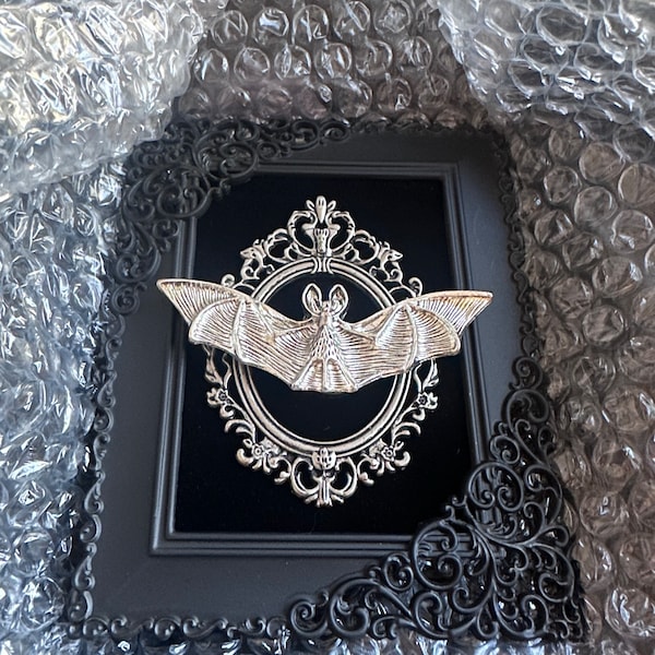 Bat With Ornate Frame | Macabre | Faux Taxidermy | Steam Punk | Goth ...