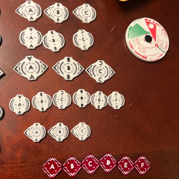 Acrylic Tokens Set - X-wing Arc Lock System - Etsy