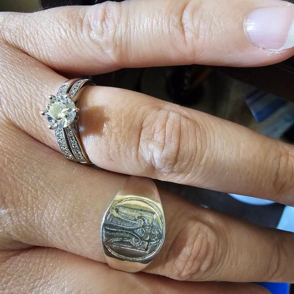 Silver MF DOOM Ring, Steel DR Doom Ring, Villain Mask Ring for Men, Men ...